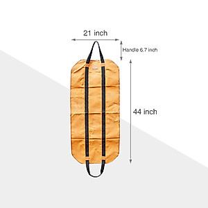 Firewood Carrier Waxed Canvas, 20oz Heavy Duty and Large Capacity Firewood Log Tote Bag for Wood Carrying, 21'' × 44''