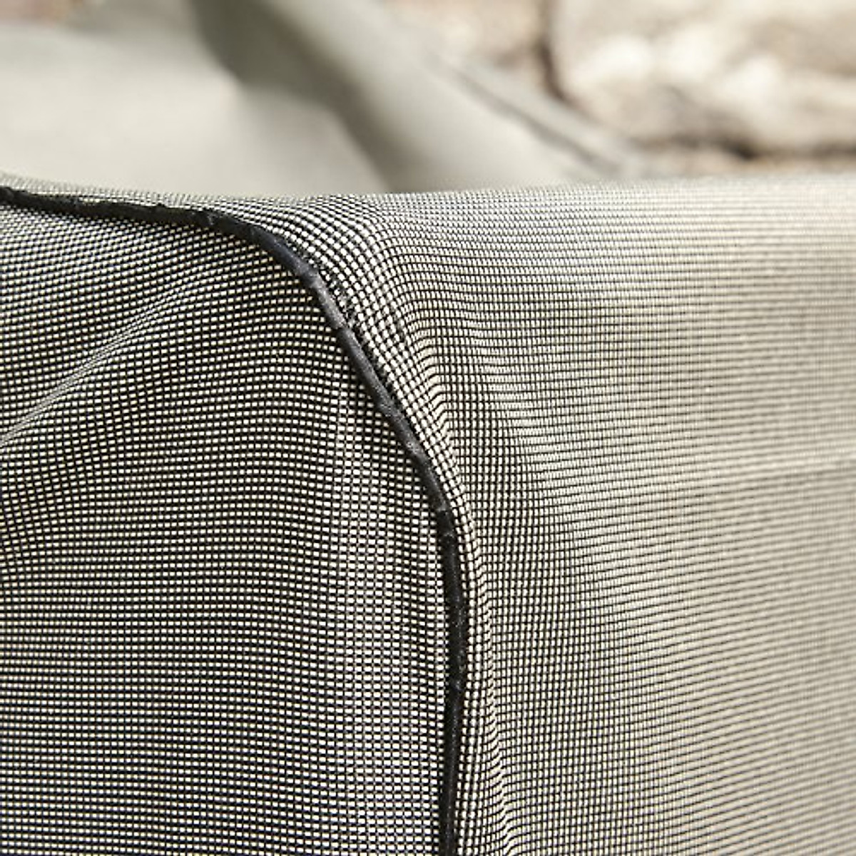 Budge P1W02PM1-2PK English Garden Patio Chair Cover (2 Pack) Heavy Duty and Waterproof, Large, Tan Tweed