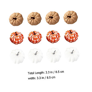 Garneck 24 Pcs Thanksgiving Pumpkin Halloween Pumpkin Decorations Harvest Festival Decorations Fall Decorations Foam Pumpkins Thanksgiving Ornament Festival Pumpkin Artificial Model Reward