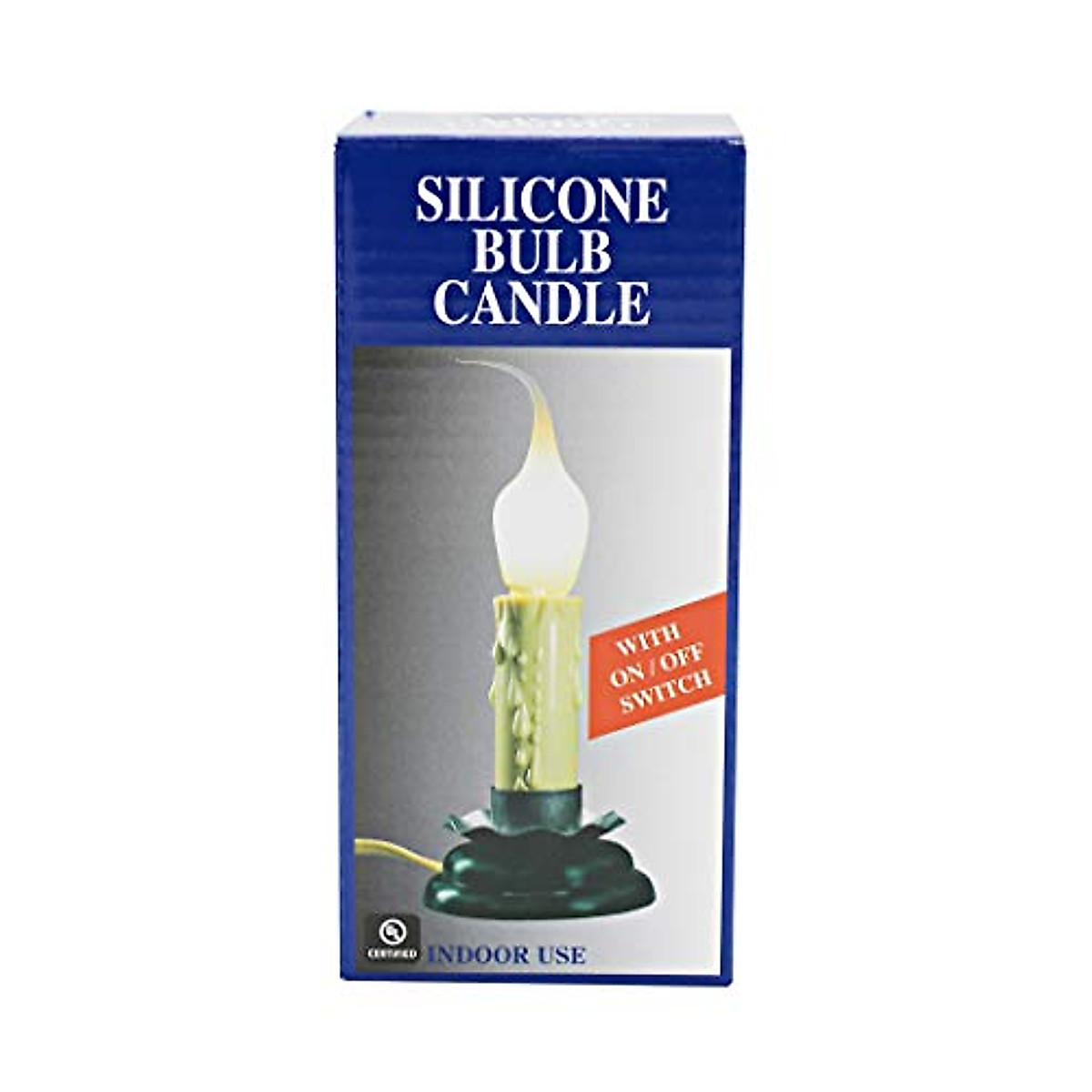 Creative Hobbies® Rustic Country Candle Lamp, 5 in, On/Off Switch, Metal Trim, Plug-in