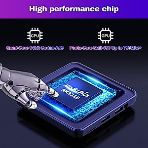 Android 12.0 H96 Max TV Box 4GB RAM 64GB ROM RK3318 Quad Core CPU Support Dual WiFi 2.4G+5G/4K/3D BT 4.0 Smart TV Box