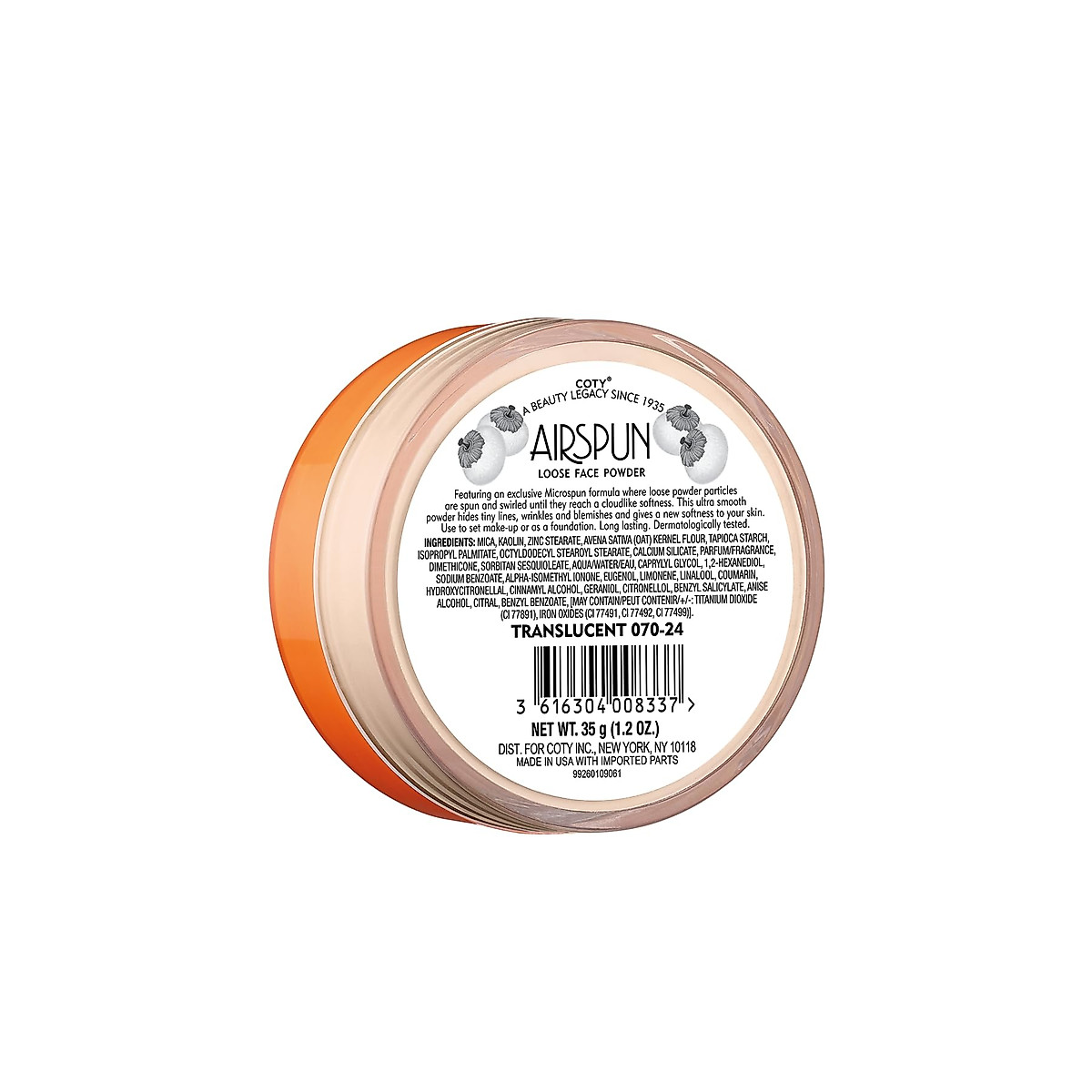 Airspun Loose Powder Translucent