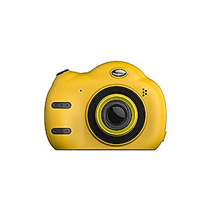 Mini Digital Camera Child Camera Toy Cartoon Video Recorder Can Shoot Camera 1080P 8MP Camera,Yellow,8GB