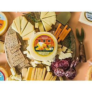 Cheese Bros WI Cheese Sampler | Fresh from Wisconsin | Featuring Dill Havarti, Smoked Gouda, Italian Fratello and Honey Sriracha Gouda | Easy Gift Idea