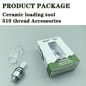 MengMain Ceramic Hot Knife Tip,Heating Multi-Tool Ceramic Knife Tip for Slicing Wax or Viscous oil etc (2-White)