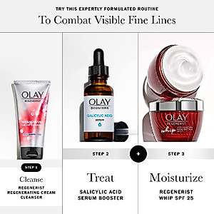 Olay Salicylic Acid Serum, Exfoliating Booster, Fragrance-Free, 1.0 Oz