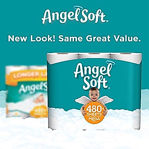 Angel Soft Toilet Paper, Bath Tissue, Packaging May Vary), 9 Count (Pack of 4)