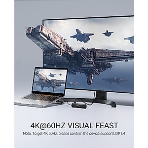 USB C Hub 4K 60Hz, Dockteck 7-in-1 USB C PD Ethernet Hub Dongle with 4K 60Hz HDMI, 1Gbps Ethernet, 100W PD, 2 USB 3.0, SD/Micro SD for MacBook Air/Pro M1 2020, iPad Pro 2021, iPad Mini 6 and More