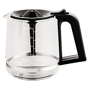 KRUPS XB112050 Replacement Carafe Compatible with EC3110 EC3130 EC3140, Capacity, 12 Glass Cups