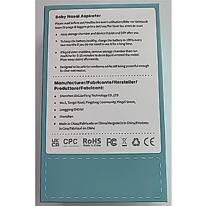 Baby Nasal Aspirator Electric, MISSAA Nasal Aspirator for Baby with 5 Suction Modes Baby Nose Sucker, Nose Aspirator for Toddler, Automatic Nose Cleaner, Music & Light Soothing