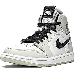 Jordan Nike Women's WMNS Air 1 Zoom CMFT Light Bone, Sea Glass/Black/White, 11W