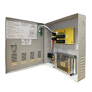 4 Port High Power Security CCTV Camera Access Control LED Light Power Distribution Box 12V DC 5 Amp PTC Protection