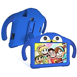 NORTH BISON Tablet for Kids 2-5, 7 inch Android 11 Tablet for Kids, 3GB 32GB Toddler Tablet with Bluetooth, WiFi, GMS, Parental Control, Dual Camera, Shockproof Case, Educational, Games