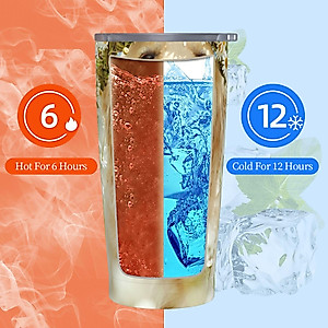 EVANEM 20 Oz Stainless Steel Tumbler With Straw Cleaner Dogs With Flowers Printed Insulated Cup Travel Coffee Mug Vacuum Insulated Tumblers For Home Office