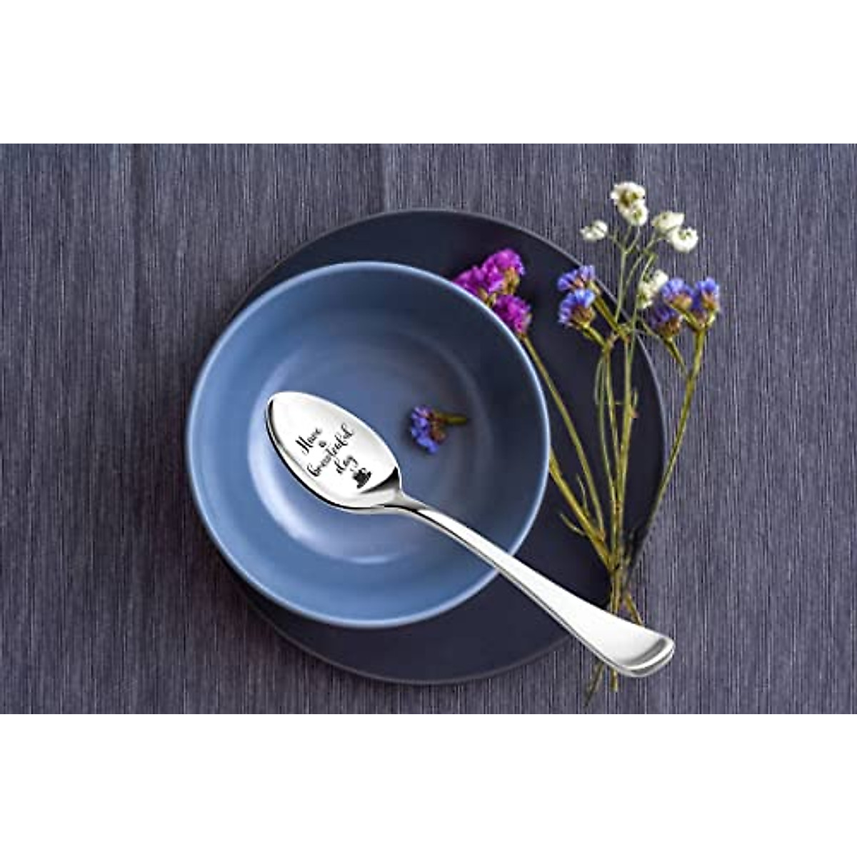 Have A Brewteaful Day Engraved Spoon Gift | Birthday Gift for Men Women | Christmas Gifts | Ideal Gift For Tea Coffee Lovers | Stainless Steel 7 inch Spoon