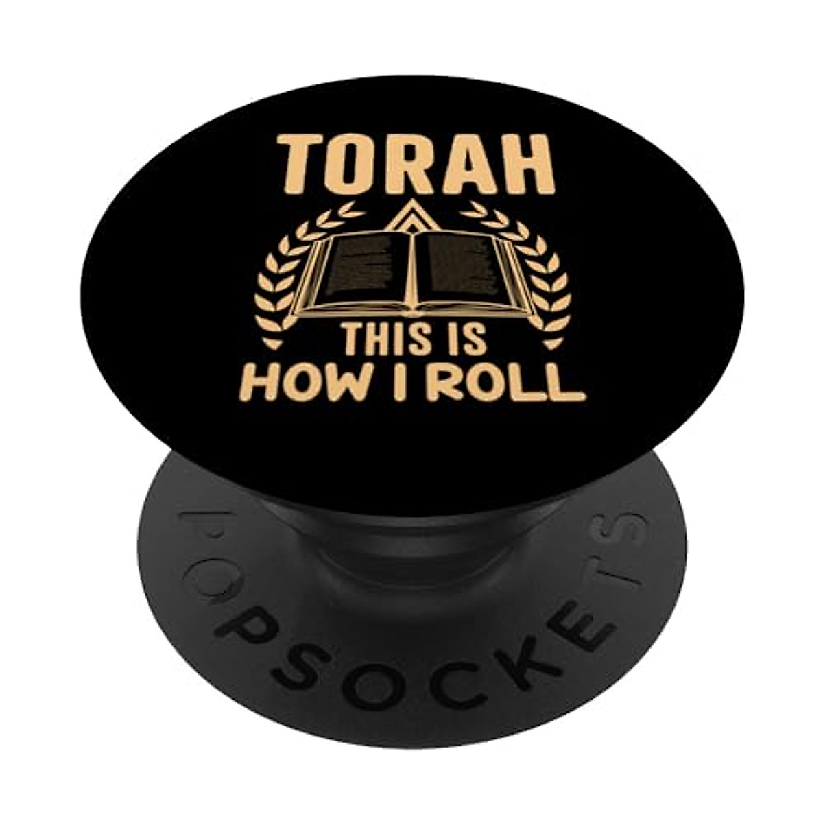Simchat Torah Scroll This Is How I Roll Bar Bat Mitzvah Gift PopSockets Standard PopGrip