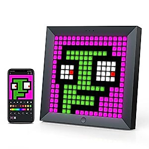 Divoom LED Light Display Panel Suit for RGB Light Bars,with Smart App Control Cool Animation Desk Setup for PC, TV, Gaming Room Decor