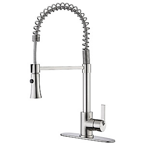Ultra Euro Collection UF17205 Oil Rubbed Bronze Finish Single-Handle Kitchen Faucet with Pull-Down Spray