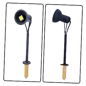 Housoutil 3sets Vivid Sand Table Spotlight Mini Spotlights for Models Micro Landscape Light Decor Miniature Spotlight 5pcs*3