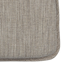 Klear Vu Raindrop The Gripper Non-Slip Kitchen Chair, 15"x16" Seat Pad, 4 Count (Pack of 1), Steel Gray