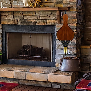 Jhzirui Bellows for Wood Stove Bellow Fireplace 15"*6.5" Fireplace Bellows Fire Bellows Fireplace Air Bellows Air Tubes for Wood Stove Camp Fire Grill BBQ Blower Coal Fan Fireplace Fanfireplace Tools