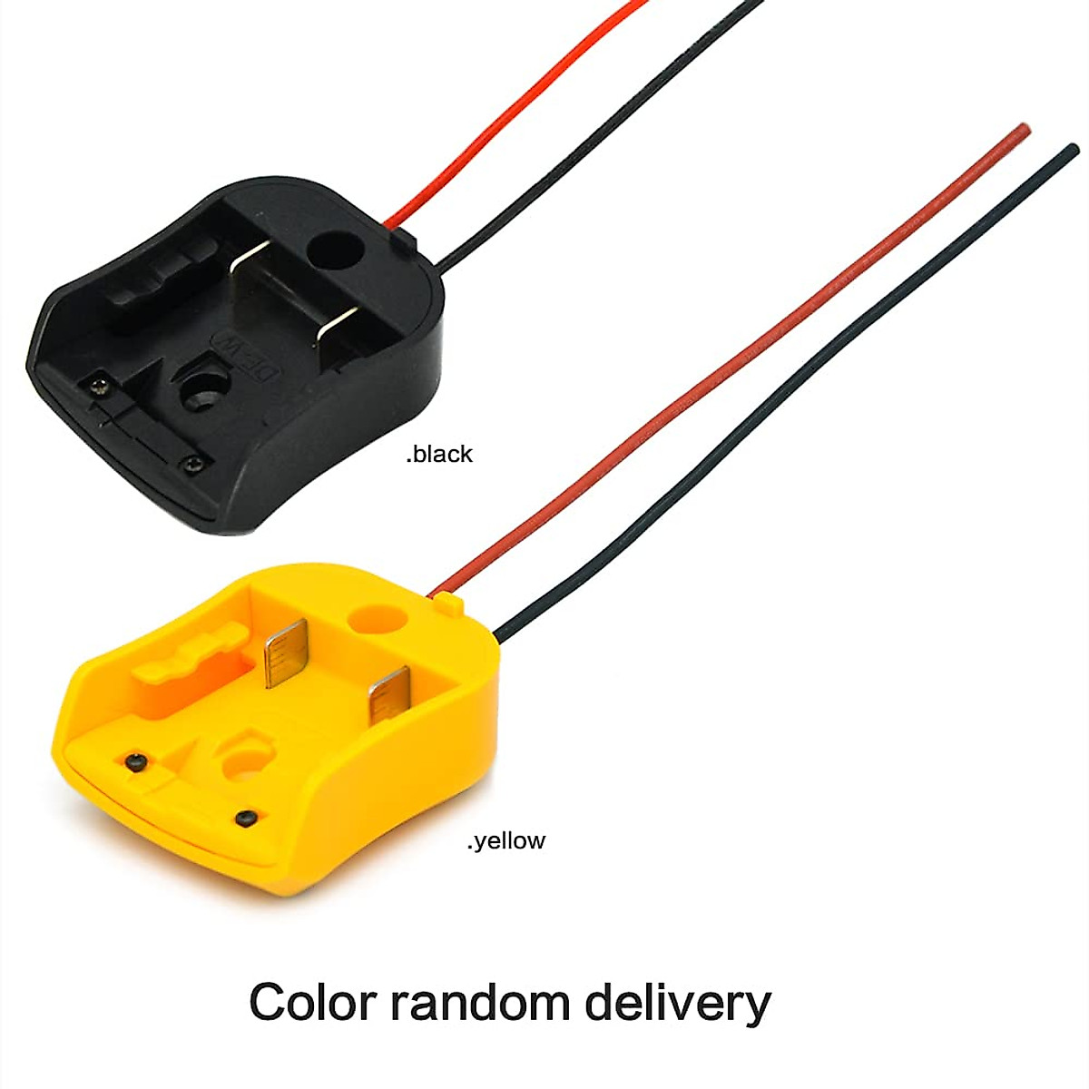 IRONFACE Adapter for DEWALT 12v Max Battery, Power Connector,Power Tool Battery Converters,Color Random（Black or Yellow）