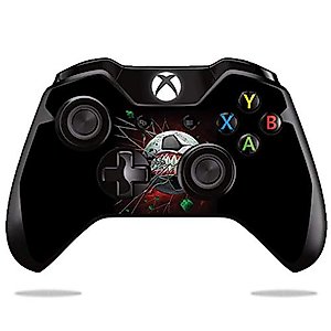 MightySkins Skin Compatible with Microsoft Xbox One or S Controller - Soccer Monster | Protective, Durable, and Unique Vinyl wrap Cover | Easy to Apply, Remove, and Change Styles | Made in The USA