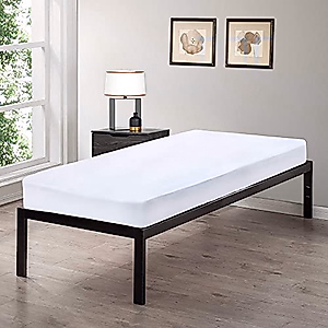 Cotton/Poly Fitted Cot Sheet, White