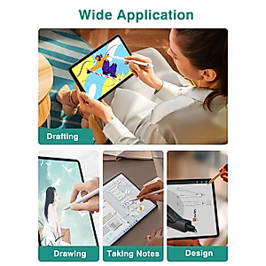 Stylus Pen for iPad, 10 Min Fast Charge Apple iPad 10th Generation Pencil Work for Apple iPad Pro 11/12.9", iPad 6-10, iPad Air 3-5, iPad Mini 5/6