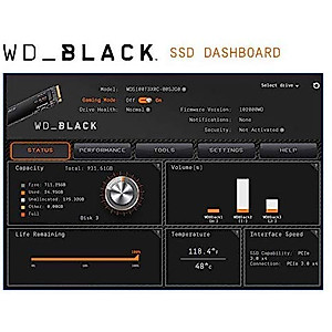 Western Digital 1TB SN750 NVMe Internal Gaming SSD Solid State Drive - Gen3 PCIe, M.2 2280, 3D NAND, Up to 3,470 MB/s - WDS100T3X0C