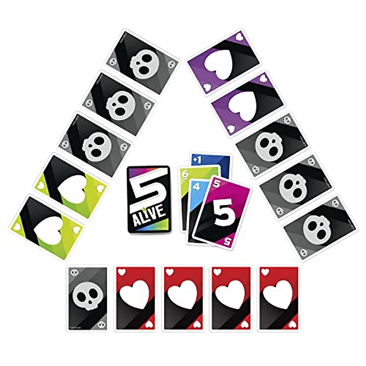 Hasbro Disney Frozen Five Alive Card Game, Quick Game for Kids and Families, Easy to Learn Family Game from 8 Years, 5 Alive Card Game for 2-6 Players