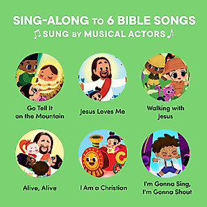 Jesus Loves Me - Christian Sound Book, Sing Along Bible Songs | Christmas, Christening, Dedication, Baptism Gifts for Boys, Girls, Kids, Babies | Religious Toys, Interactive Music Books for Toddlers