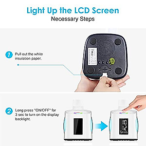 wanjiaone Study LED Desk Lamp with USB Charging Port&Screen&Calendar&Color Night Light, Kids Dimmable LED Table Lamp with Pen Holder&Clock, Desk Reading Light for Students,10W