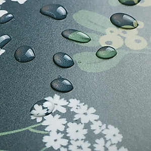 Guvana Floral Peel and Stick Wallpaper Leaf Wallpaper Green Leaves Contact Paper Flowers Self Adhesive Wallpaper DIY Removable Contact Paper Vintage Wallpaper for Bedroom Livering Decor 118"x16.2"