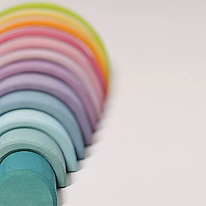 Grimm's Wooden Rainbow Pastel (Pack of 12)