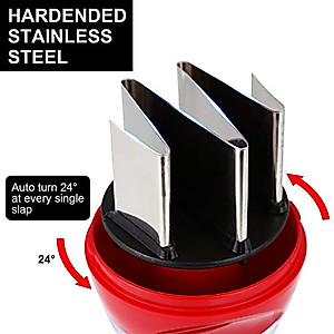 Geedel Food Chopper, Easy to Clean Manual Hand Vegetable Chopper Dicer, Dishwasher Safe Slap Onion Chopper for Veggies Onions Garlic Nuts Salads