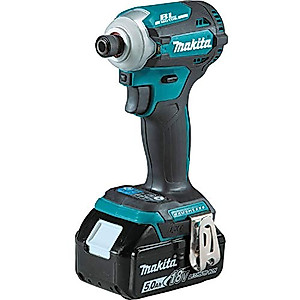 Makita XT288T 18V LXT Lithium-Ion Brushless Cordless 2-Pc. Combo Kit (5.0Ah), BL1860B 18V LXT Lithium-Ion 6.0Ah Battery, and XBU03Z 18V LXT Lithium-Ion Brushless Cordless Blower