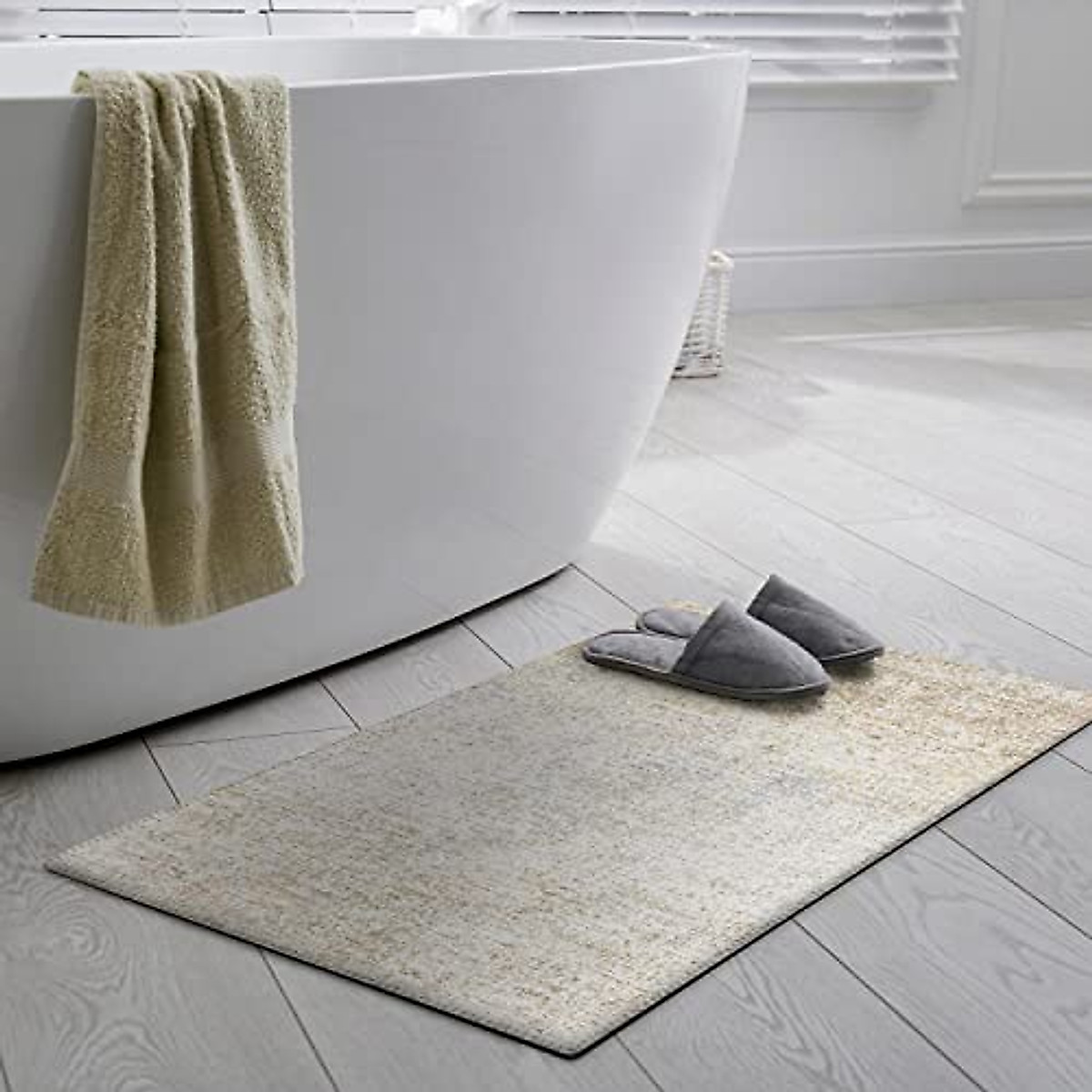 Addison Rugs Rylee ARY33 Beige Washable 1'8" x 2'6" Indoor Outdoor Area Rug, Easy Clean, Machine Washable, Non Shedding, Bedroom, Entry, Living Room, Dining Room, Kitchen, Patio Rug