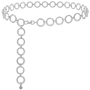 SUOSDEY Alloy Gold Waist Chain Belt for Women Fashion Cute Body Belly Link Belt Chain for Pants Dresses