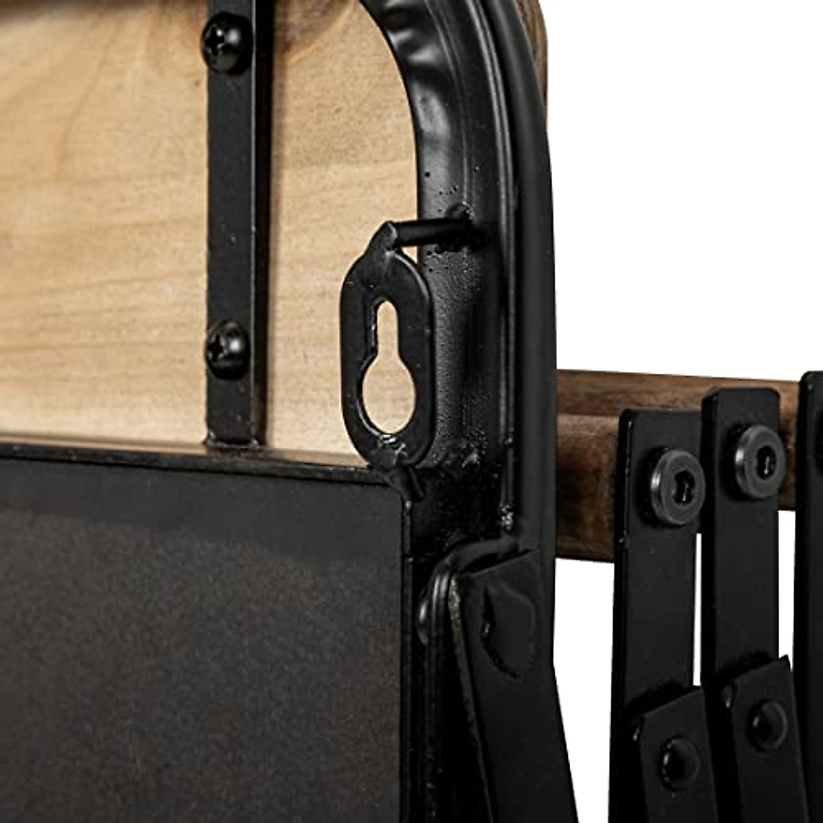 Wall Mirror Accordion Clothes Drying Rack, Laundry Wall Mount Retractable Towel Rack, 3 Bars, Mirror & 4 Hooks, Clothes Save Space Storage, Best for Laundry Room, Mudroom, Bathroom, Father's Day