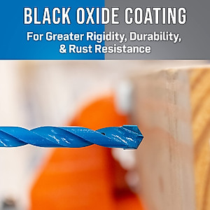 Jonard Tools DBC-3824 Combination Bellhanger Drill Bit, Wood, Concrete & Masonry, 3/8" x 24"