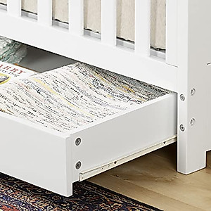 South Shore, Yodi Crib with Drawer, Pure White