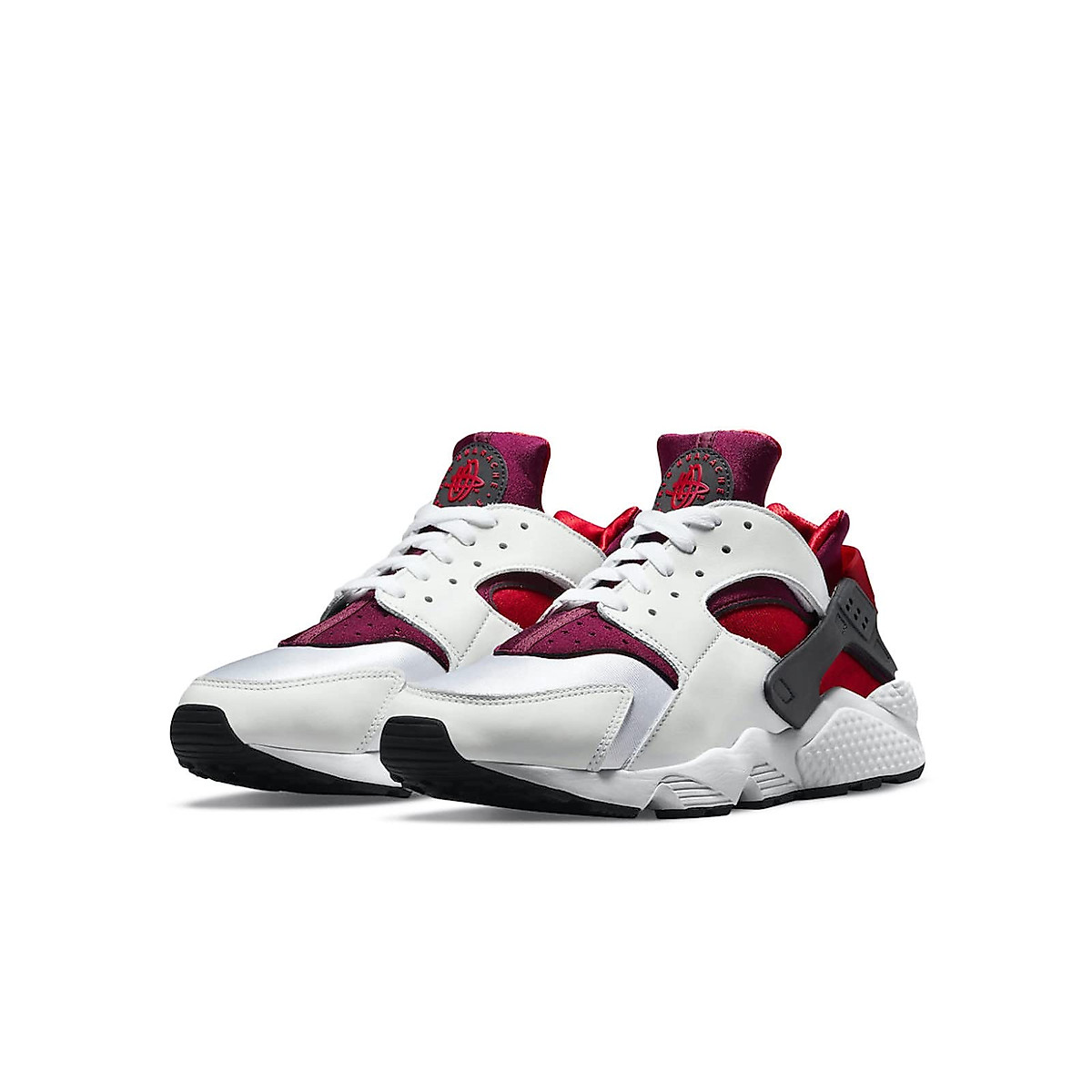 Nike Air Huarache Mens Running Trainers DD1068 Sneakers Shoes (UK 7 US 8 EU 41, White Varsity red Oxide 105)