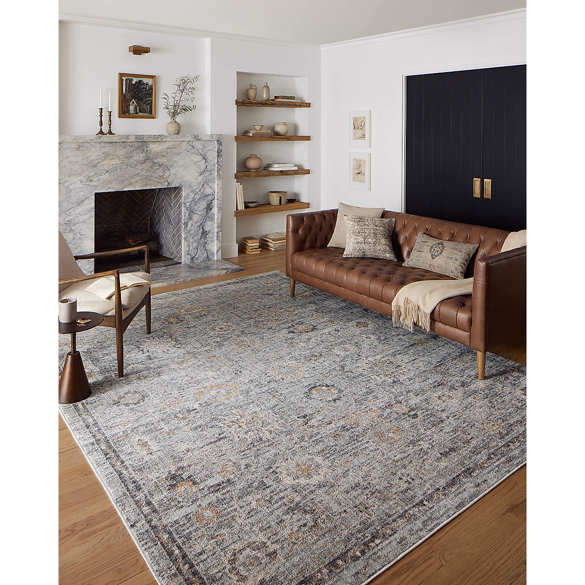 Loloi Monroe Sky/Gold 9'-3" x 13' Area Rug