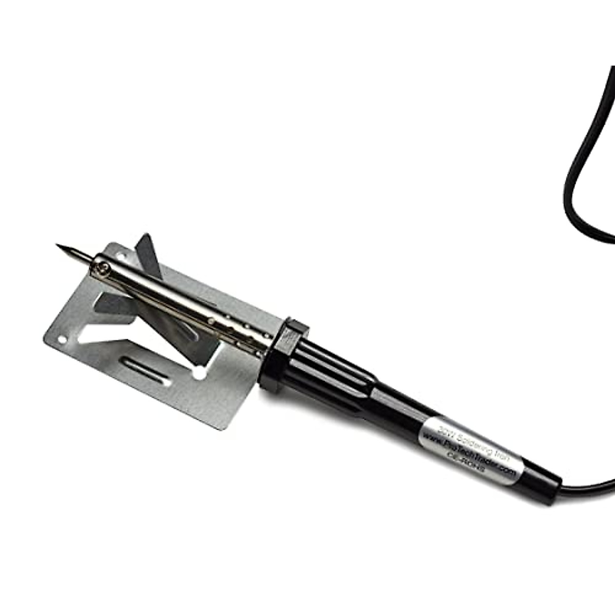 30 Watt Soldering Iron Replaceable Precision Tip 30w Fine Point Conical Electronics Circuit Repair Through Hole Printed Boards Prototyping 120V Plug Pencil Welder works with 60/40 and Solder