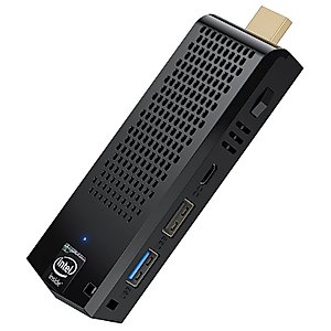OUVISLITE [Lightweight] Fanless Mini PC Stick - Equip with Atom X5-Z8350 (8GB DDR3L, 128GB eMMC) with Win 10 Pro, Small Form Portable Computer Stick Supports 128GB TF Card, Bluetooth 4.2 and Wi-Fi