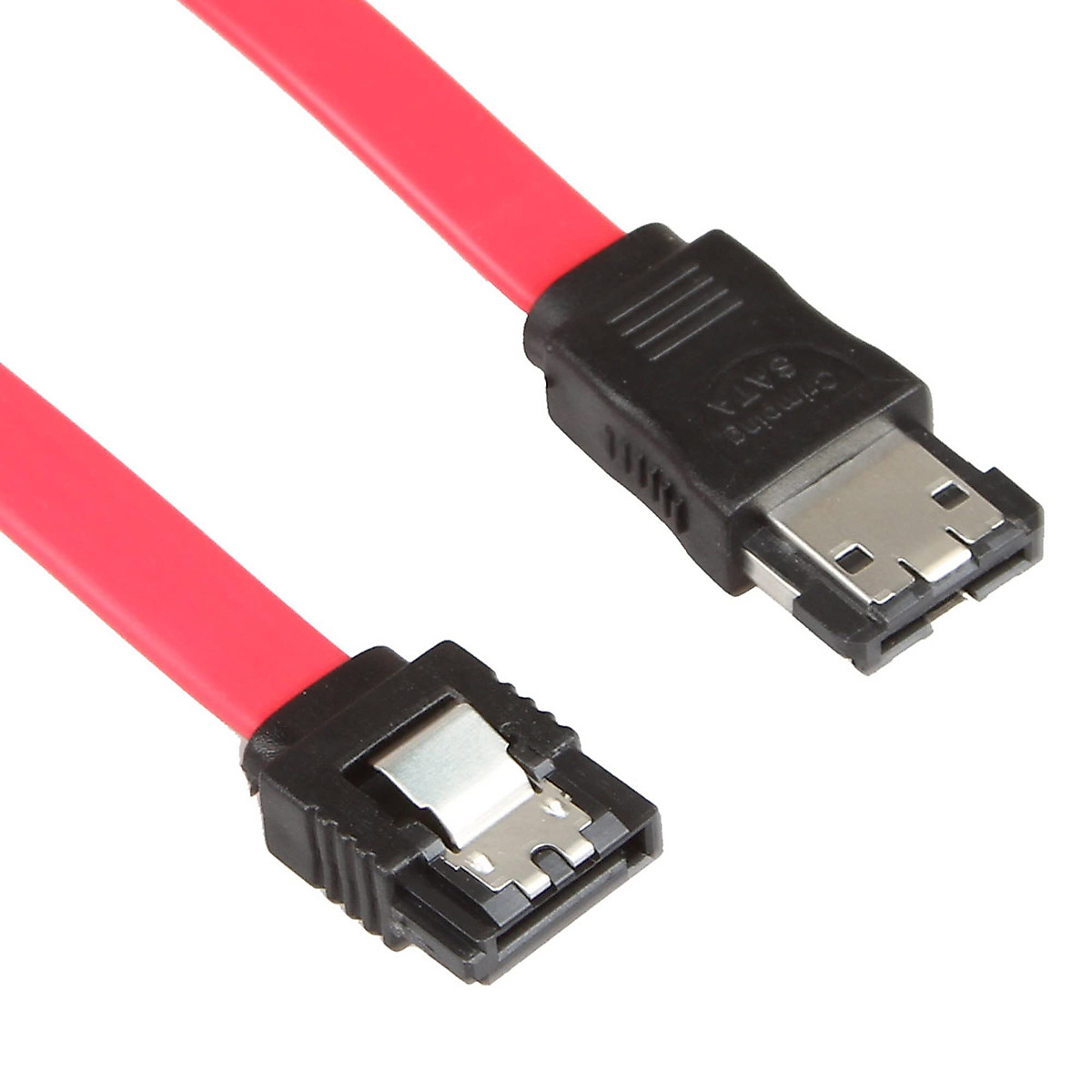 LINESO 2 Pack ESATA to SATA Cable Able to Male M/M Shielded Extender Extension HDD 6Gbps