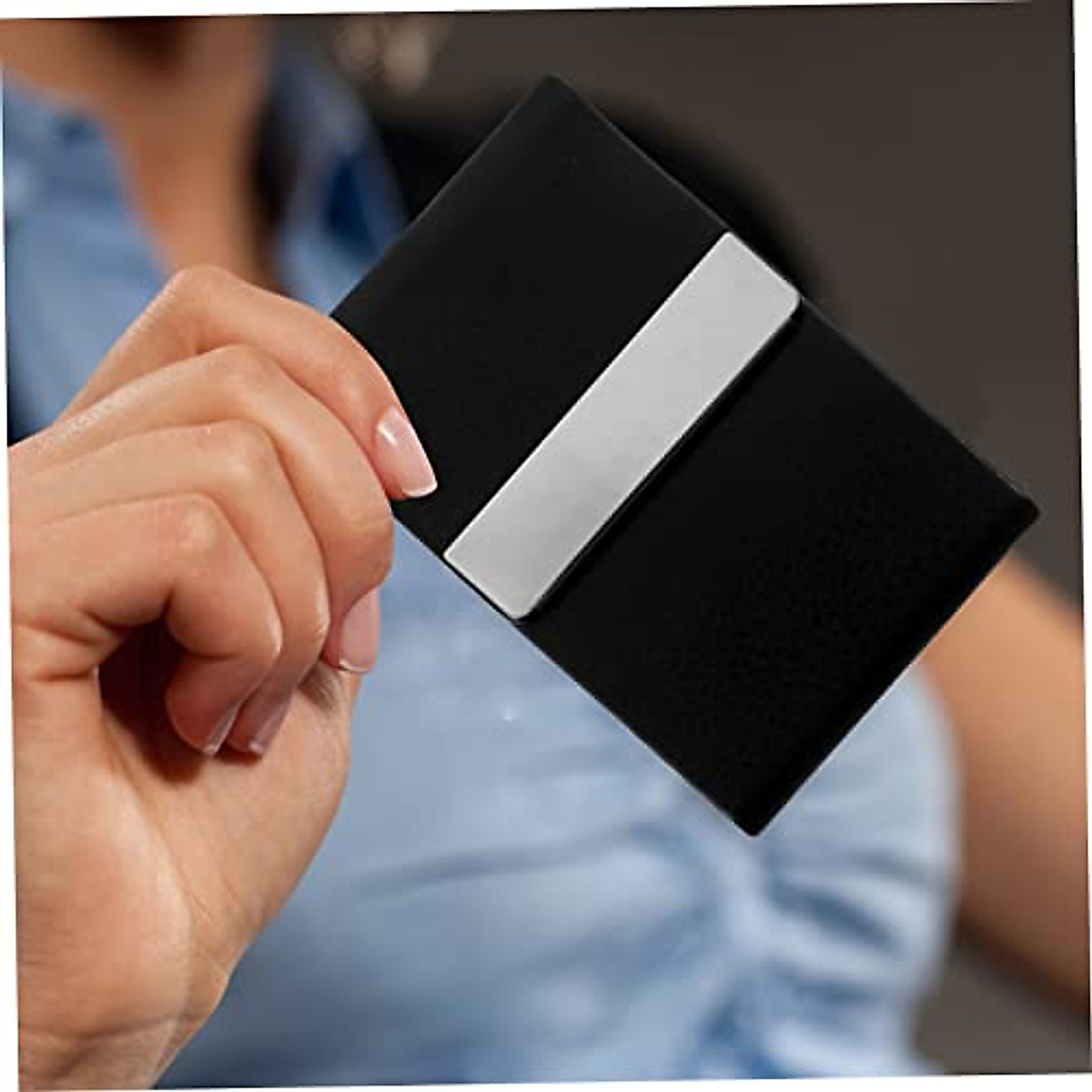 VILLCASE 2pcs Business Card Holder Men Wallets Business Card Organizer Mens Travel Wallet Womens Pocket Wallet Business Cards Purse Travel Wallets Trendy Purse High Capacity