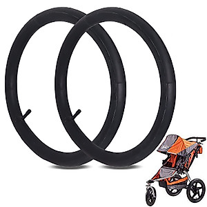 Wadoy 16'' x 1.75/2.15 Kids Bike Inner Tubes Compatible with BOB Revolution SE/Flex/Pro Sport Utility Ironman Strollers, Thorn Resistant (2 Pack) for Stroller Kids Bike Tires and Inner Tubes
