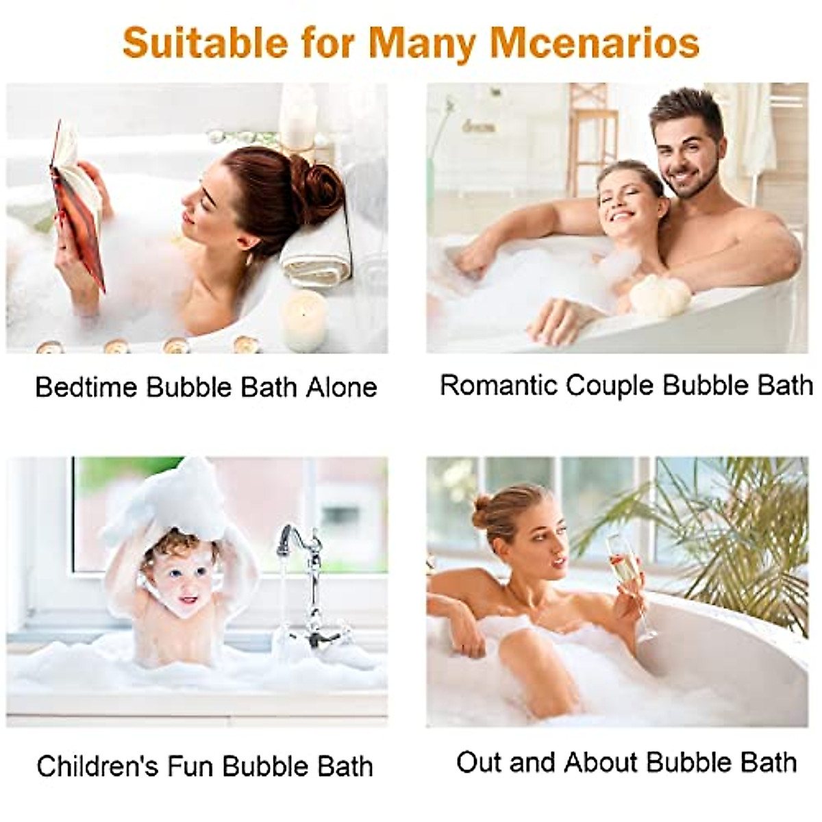 2-Pack Rainbow Bath Bombs Spa Set, 6.3oz Untra Large Size, Moisturizes Skin Contain Organic Ingredients, Natural Essential Oil